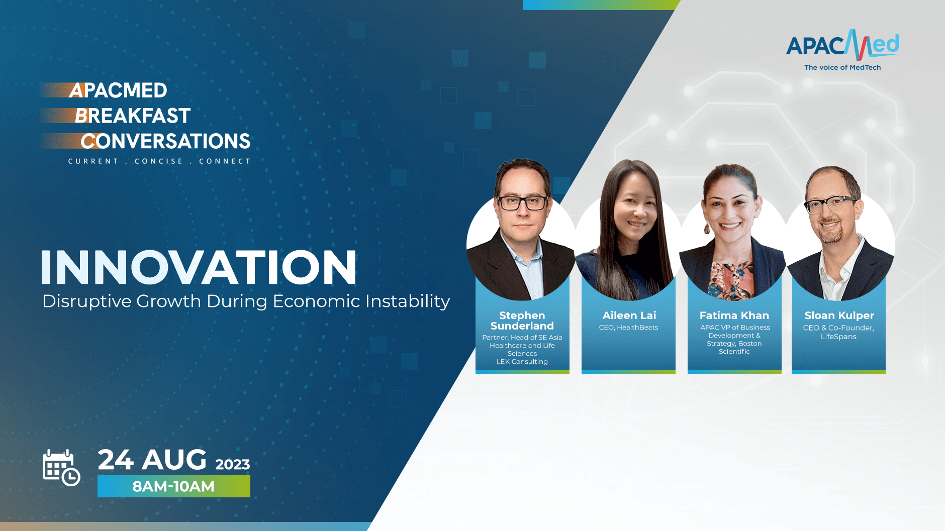 APACMed Breakfast Conversations: Micro innovation in MedTech - tactical examples of a disruptive ...