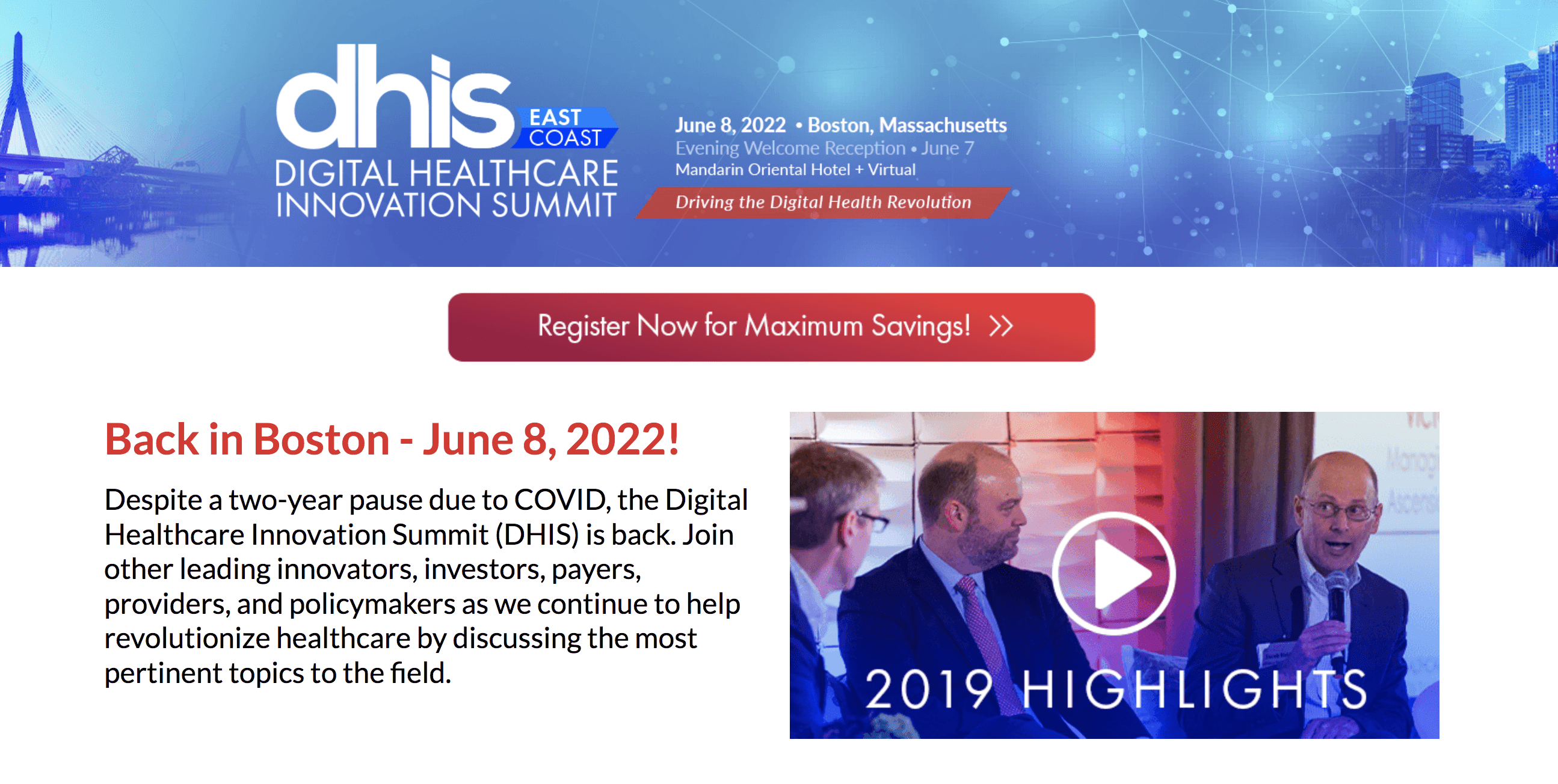 23 MedTech Conferences in 2022: In-person and Virtual [+Prices]